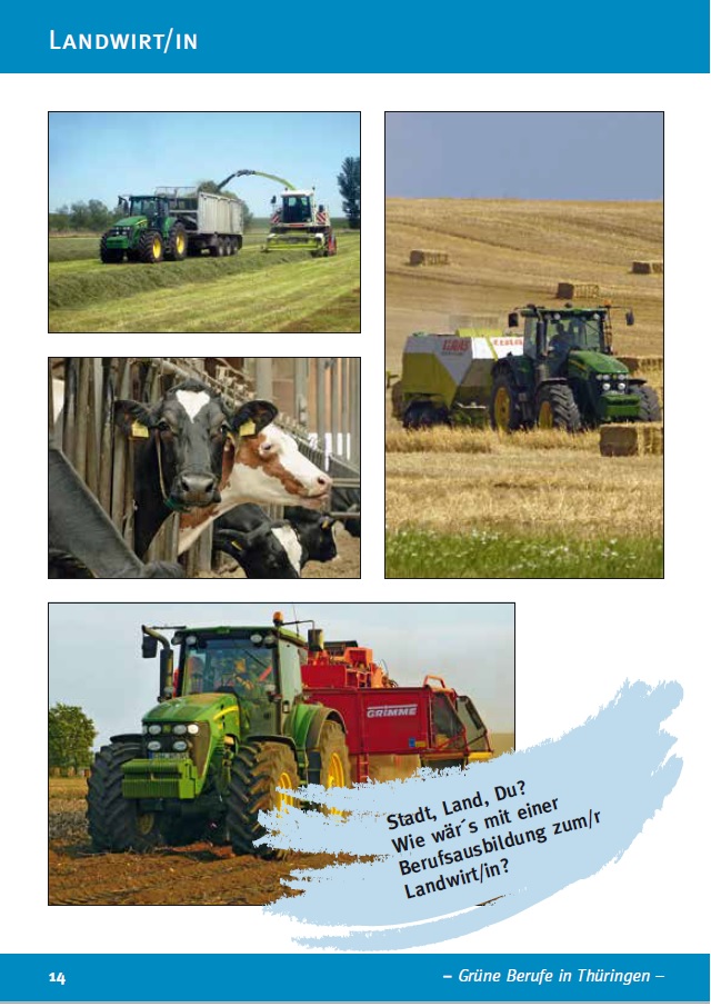 Infos zu den Ausbildungsberufen – Agrargenossenschaft Großengottern eG